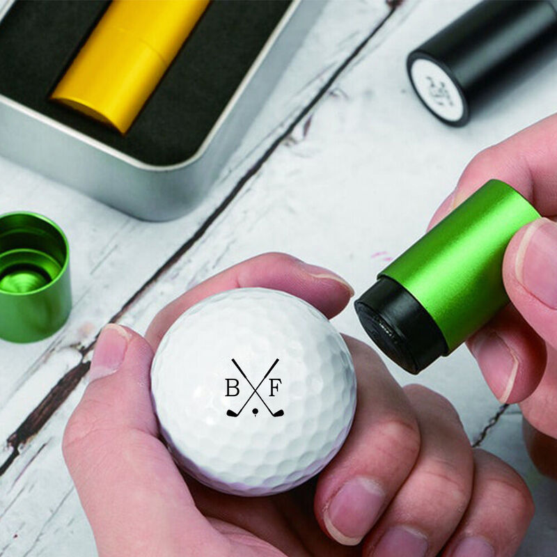 Personalized Golf Ball Stamp Monogram Ball Stamp as a Anniversary Stamp ...