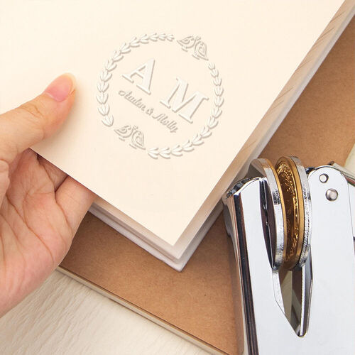 Personalized Wedding Embossing Stamp Paper Invitations Embossing Stamp ...
