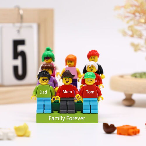 Personalized Building Block Minifigures Fun Gifts For The Family ...