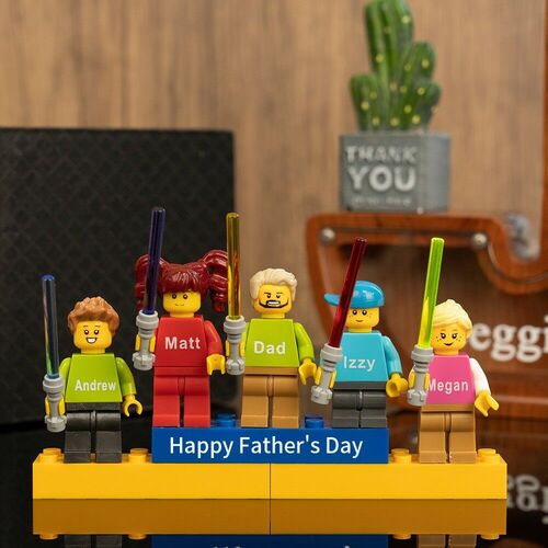 Personalized Building Block Minifigures Customized Family Images Fun ...