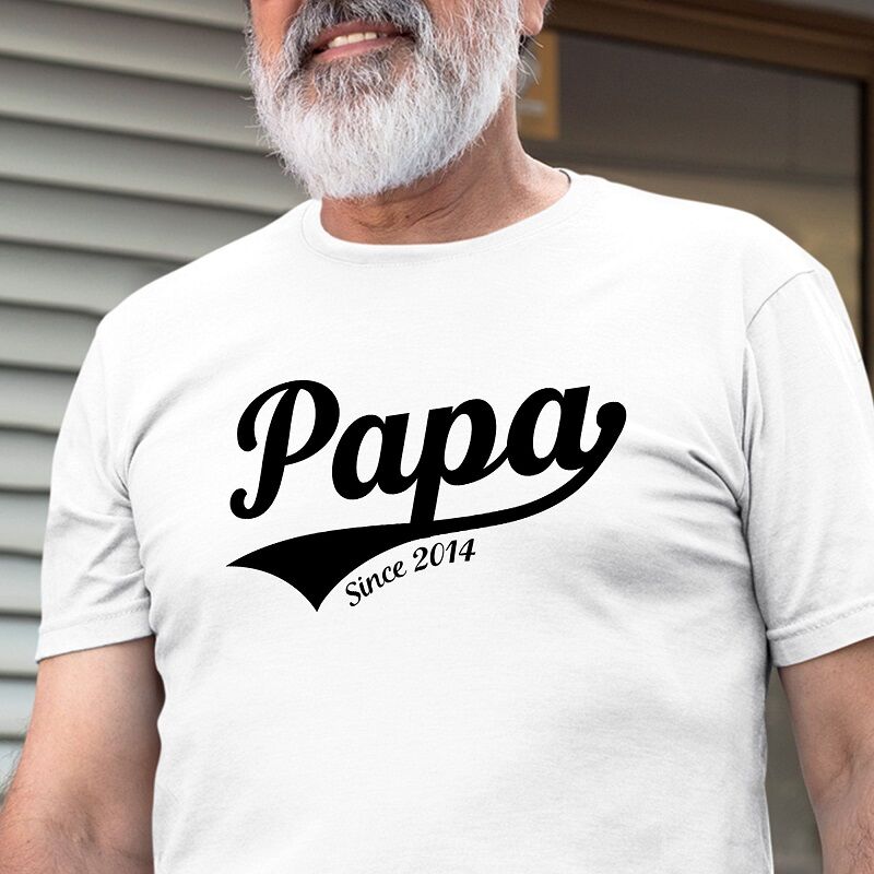 Personalized T-shirt My Favorite Name Is Papa Double Side Design ...