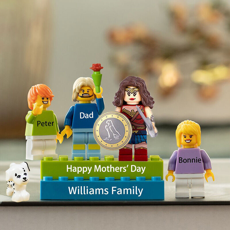 Personalized Minifigure With Superhero Cute Mother's Day Gift ...