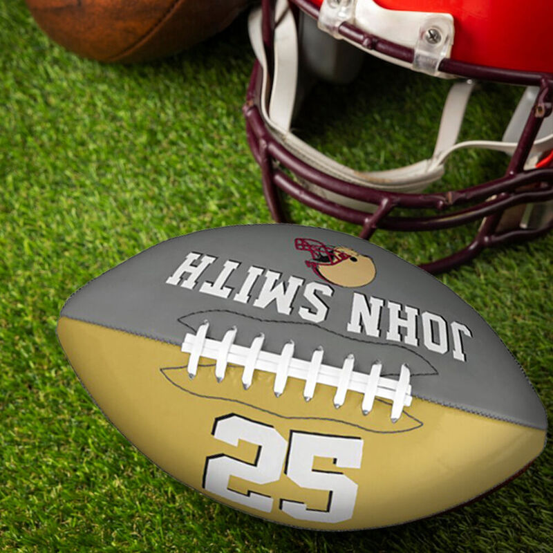 Customized Football with Name and Number Plate Exclusive Football ...